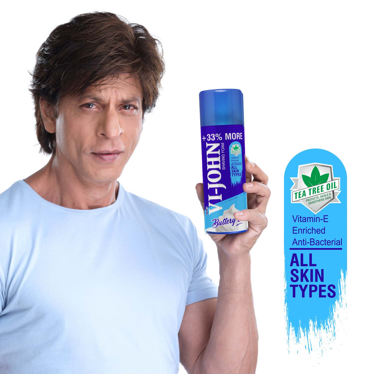 Buy VI-JOHN ALL SKIN TYPE VITAMIN E ENRICHED SHAVING FOAM FOR ALL SKIN ...
