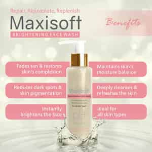 Buy MAXISOFT WINTER CARE KIT (BRIGHTENING FACE WASH 100 ML+ ...