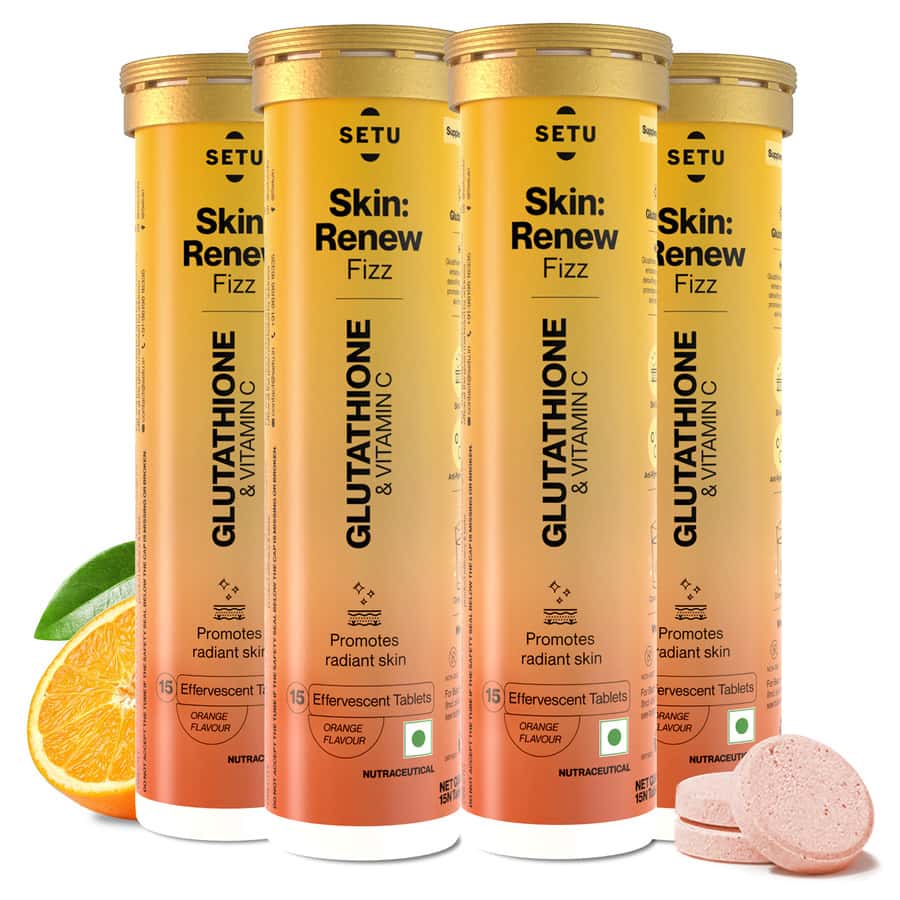 Buy SETU SKIN RENEW - 30 EFFERVESCENT TABLETS | GLUTATHIONE WITH ...