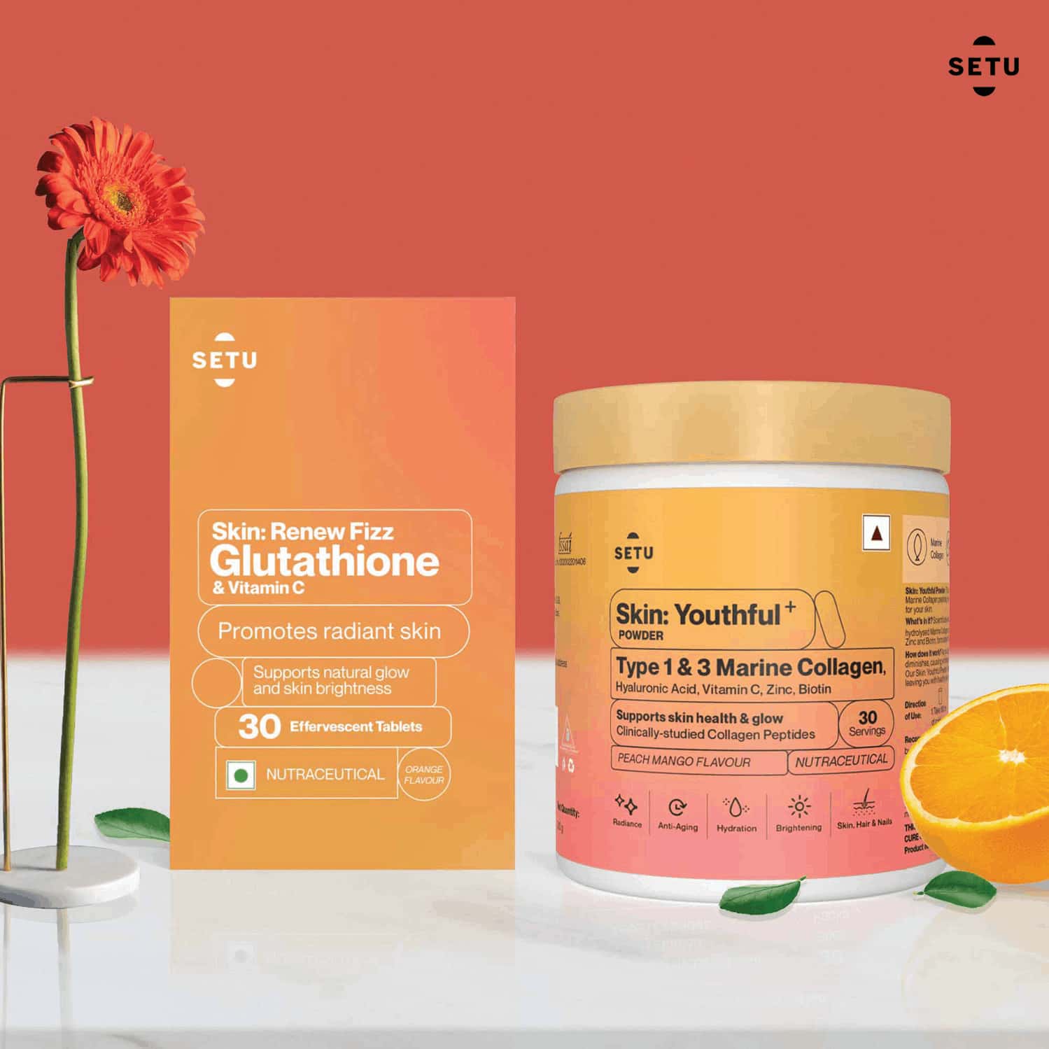 Buy SETU SKIN RENEW - 60 EFFERVESCENT TABLETS | GLUTATHIONE WITH ...