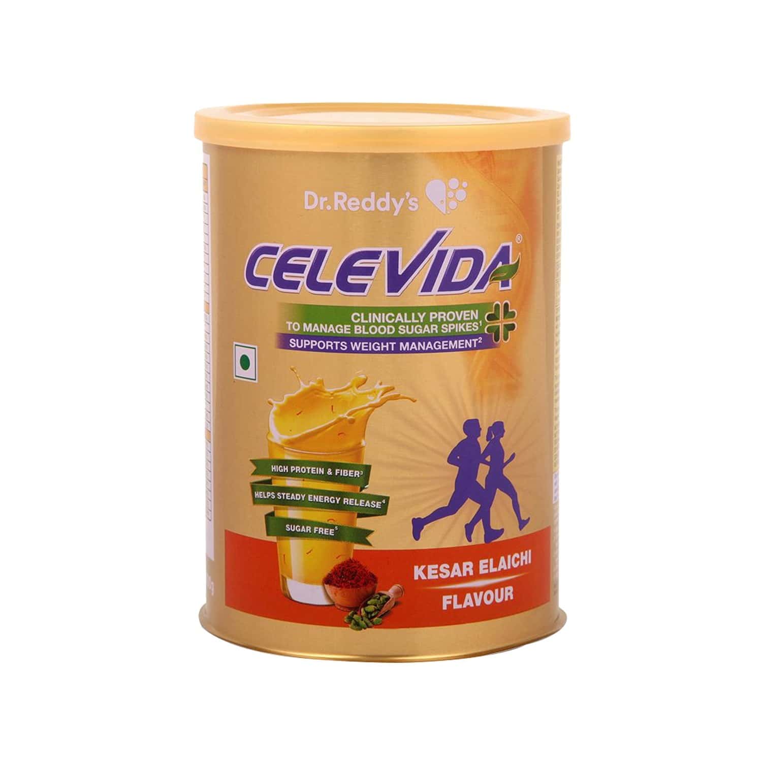 Buy CELEVIDA KESAR ELAICHI DIABETES CARE POWDER TIN OF 400 G Online ...