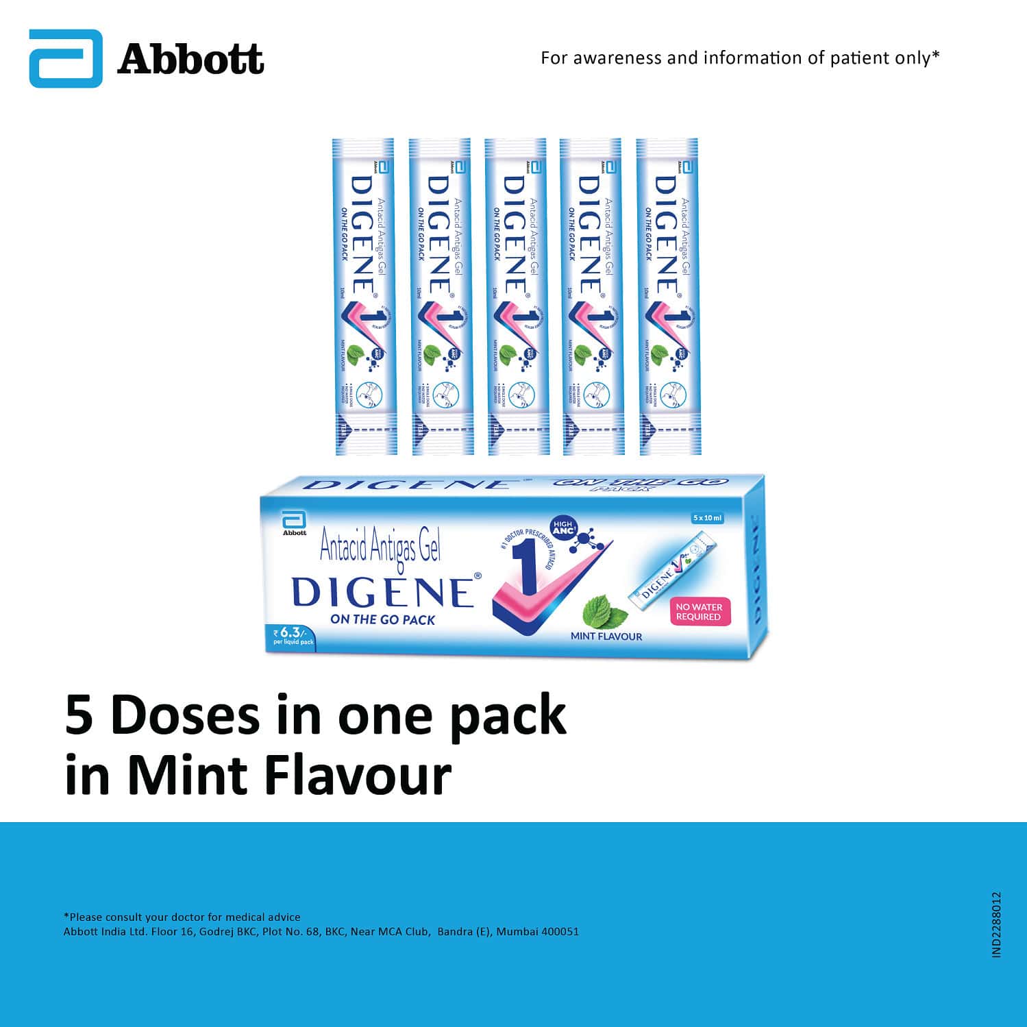 Buy DIGENE GEL TRAVEL STICK PACK 10ML - MINT Online & Get Upto 60% OFF ...