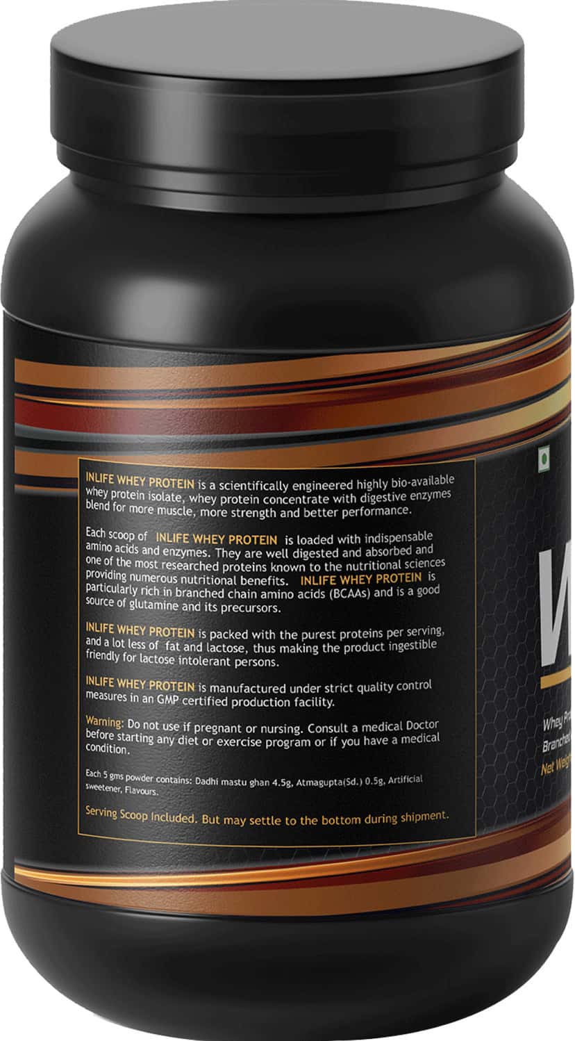 Buy INLIFE WHEY PROTEIN POWDER ISOLATE CONCENTRATE HYDROLYSATE ...