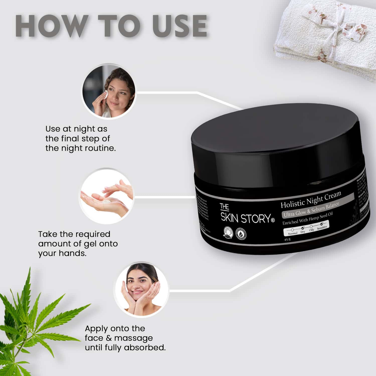 Buy THE SKIN STORY HOLISTIC NIGHT CREAM, 45G Online & Get Upto 60% OFF at PharmEasy