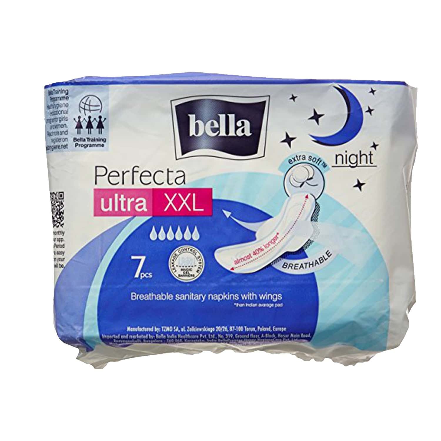 Buy BELLA PERFECTA ULTRA NIGHT ULTRATHIN SANITARY PAD COVERED WITH ...