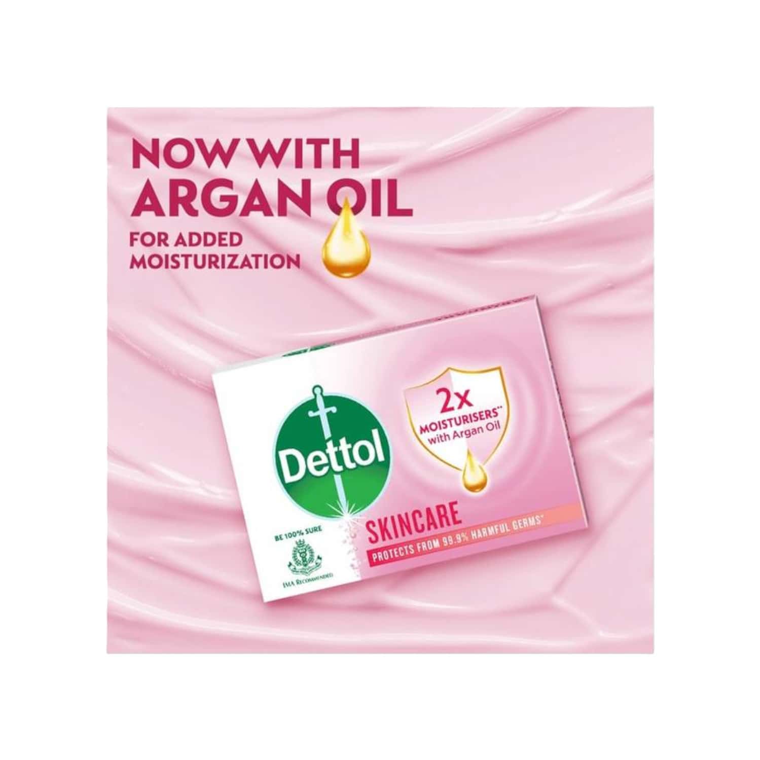 Buy DETTOL SKINCARE SOAP 4*125GM+(25GM FREE) 600GM MULTIPIECE PACK ...