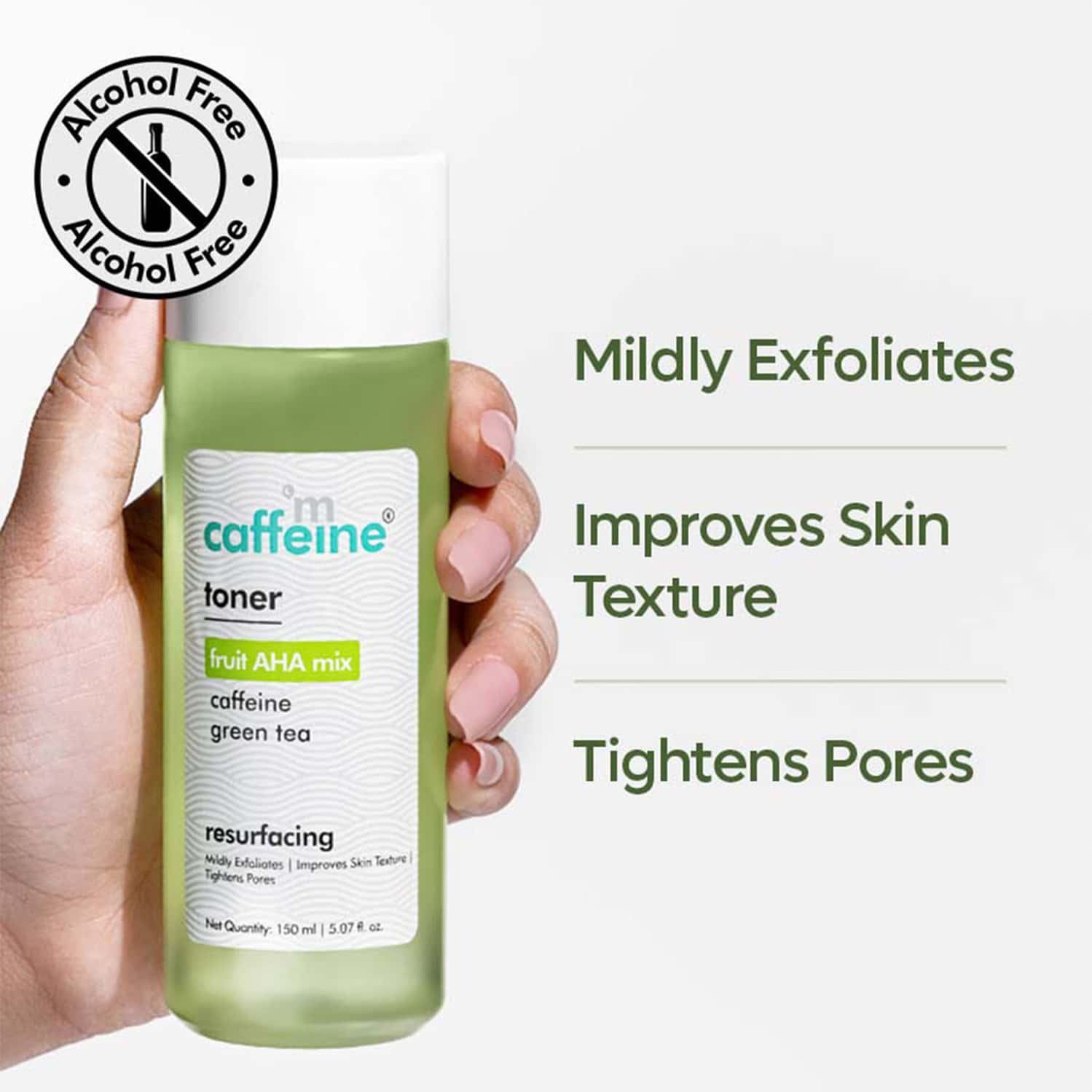 Buy MCAFFEINE TONER WITH FRUIT AHA MIX & GREEN TEA Online & Get Upto 60 ...