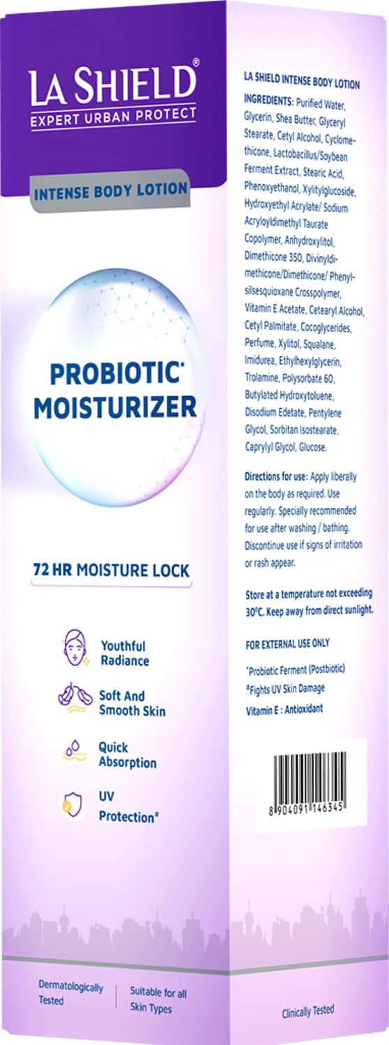 Buy LA SHIELD INTENSE BODY LOTION PROBIOTIC MOISTURIZER 200 GM Online ...