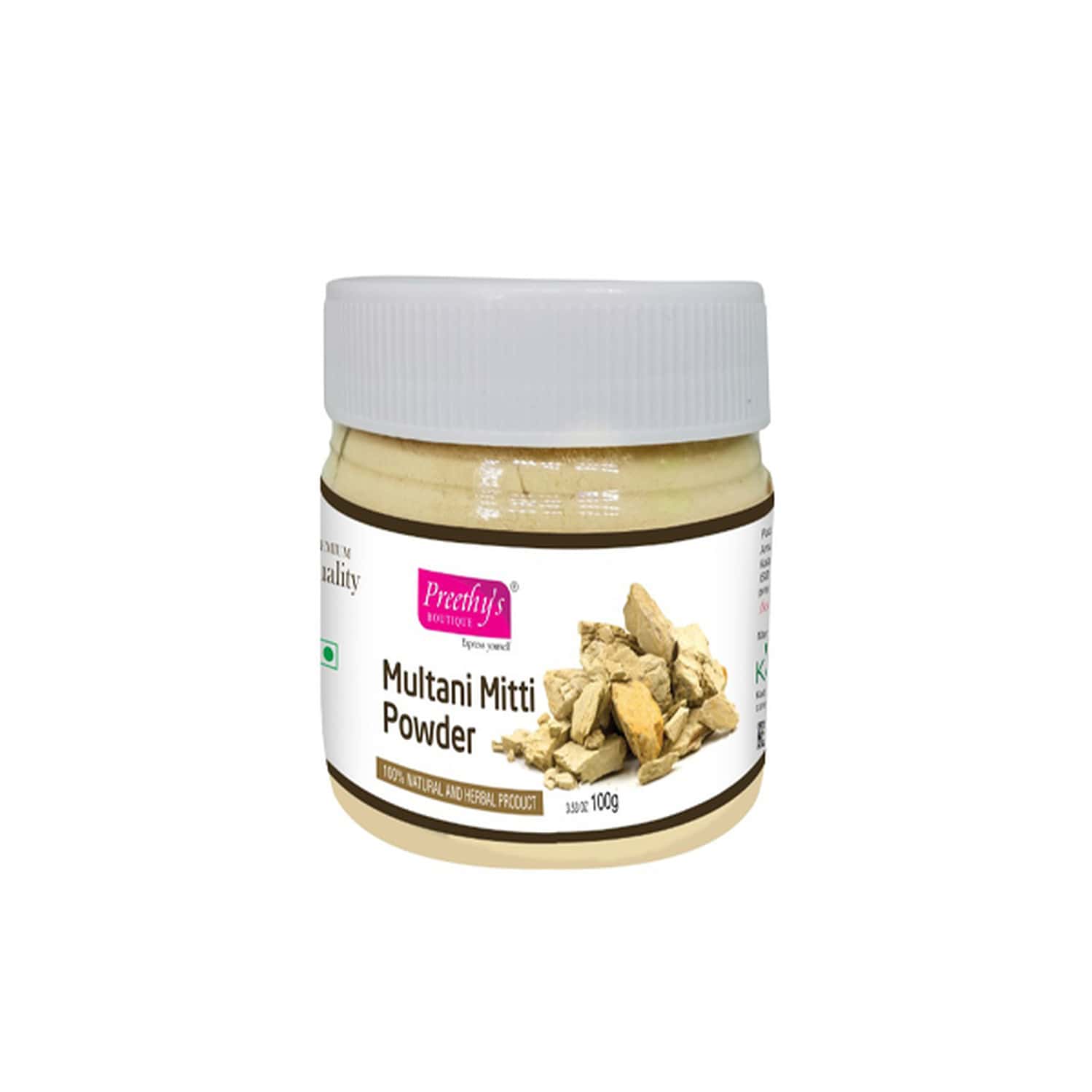 Buy KERALA NATURALS MULTANI MITTI POWDER 200G (2 X 100G) Online & Get ...