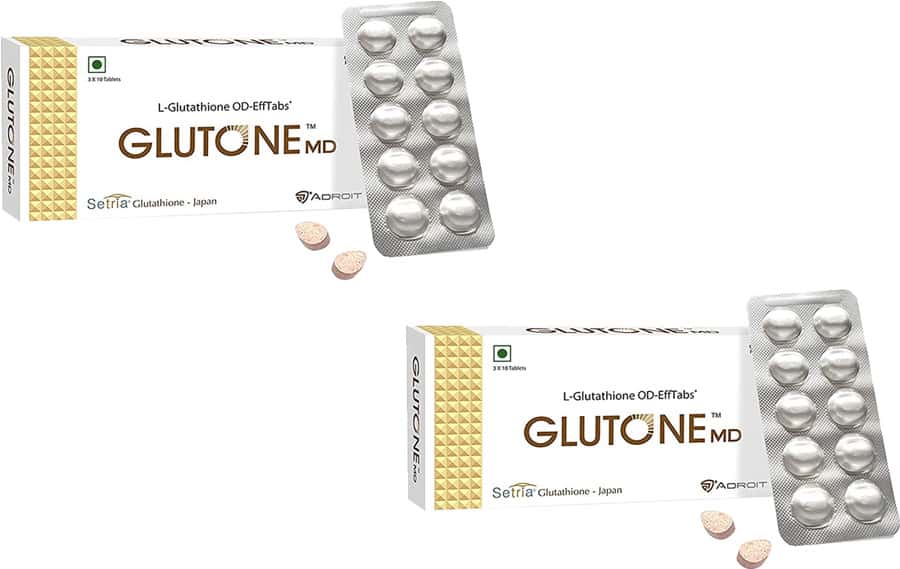 Buy GLUTONE MD GLUTATHIONE MOUTH-DISSOLVING TABLETS WITH SETRIA L ...