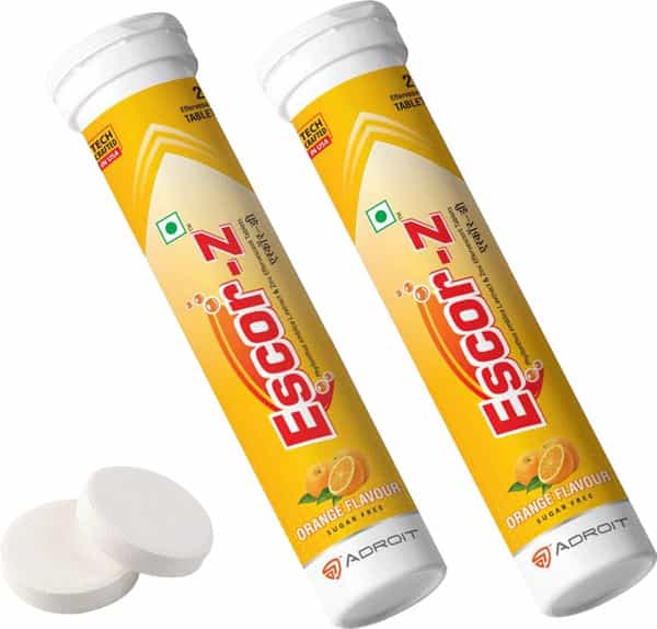 Buy ESCOR-Z EFFERVESCENT TABLETS | ORANGE FLAVOR|20 EFFERVESCENT ...