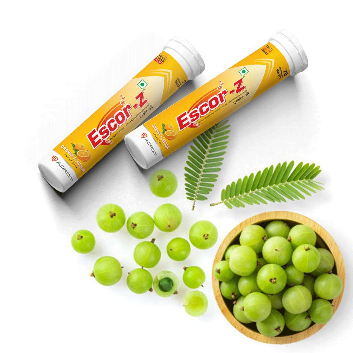 Buy ESCOR-Z EFFERVESCENT TABLETS | ORANGE FLAVOR|20 EFFERVESCENT ...