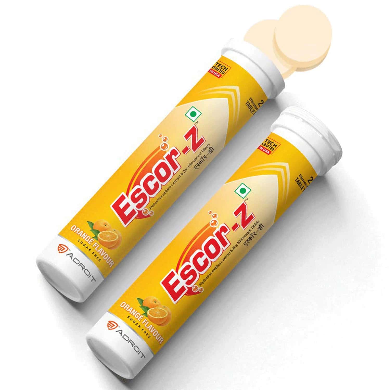 Buy ESCOR-Z EFFERVESCENT TABLETS | ORANGE FLAVOR|20 EFFERVESCENT ...