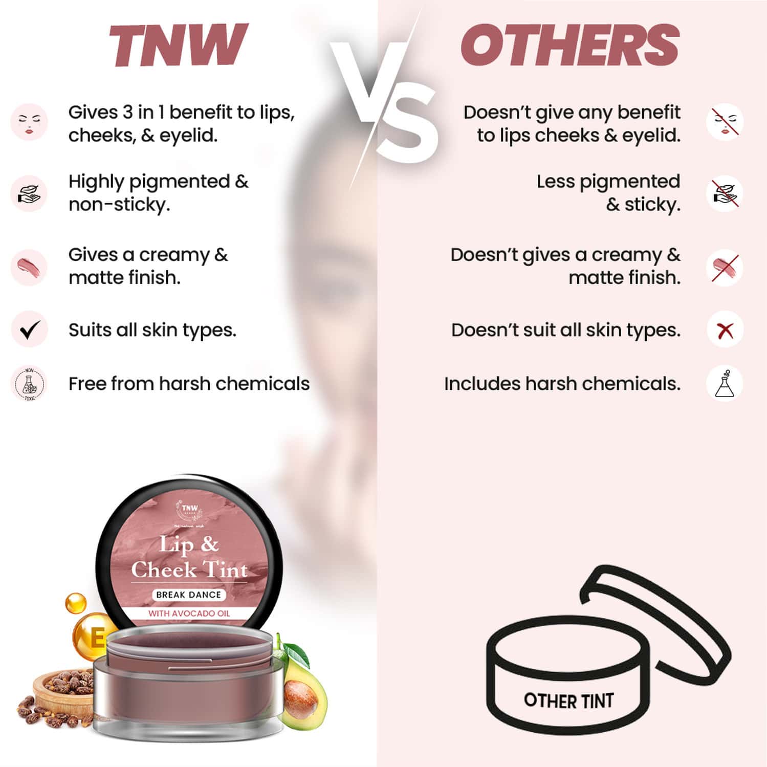 Buy TNW - THE NATURAL WASH BREAK DANCE LIP & CHEEK TINT|AVOCADO OIL ...