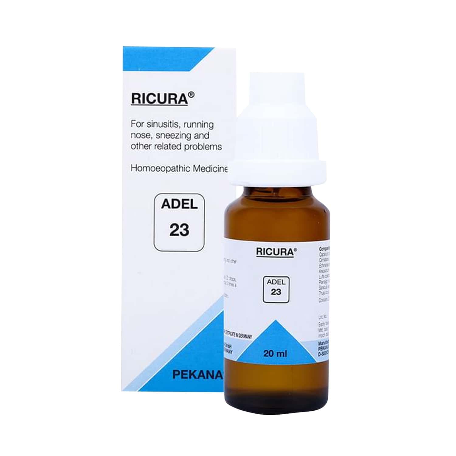 Buy ADEL 23 RICURA DROPS 20 ML Online & Get Upto 60% OFF at PharmEasy