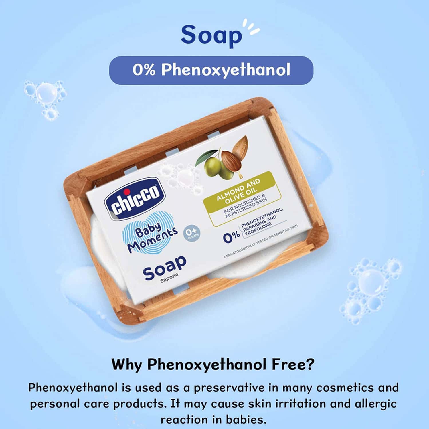 Buy CHICCO BABY MOMENTS BATH SOAP SOFT MOISTURISING AND NOURISHING ...