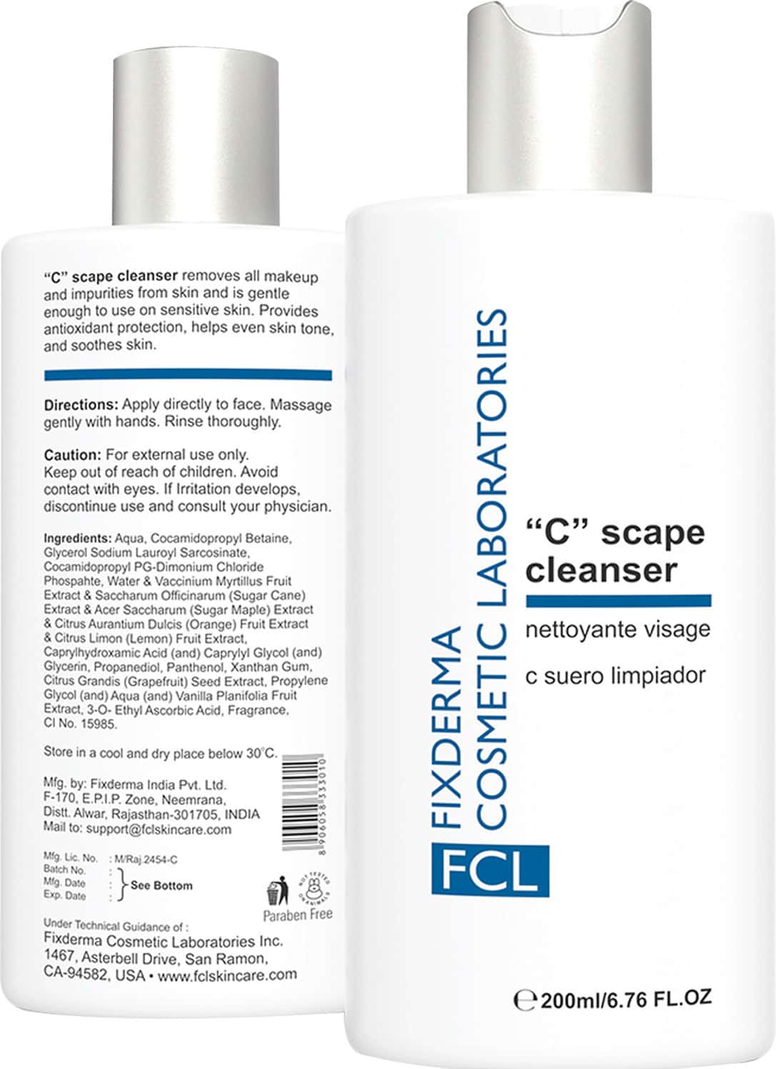 Buy FCL C SCAPE CLEANSER FOR GENTLE EXFOLIATION AND BRIGHTENING FACE ...