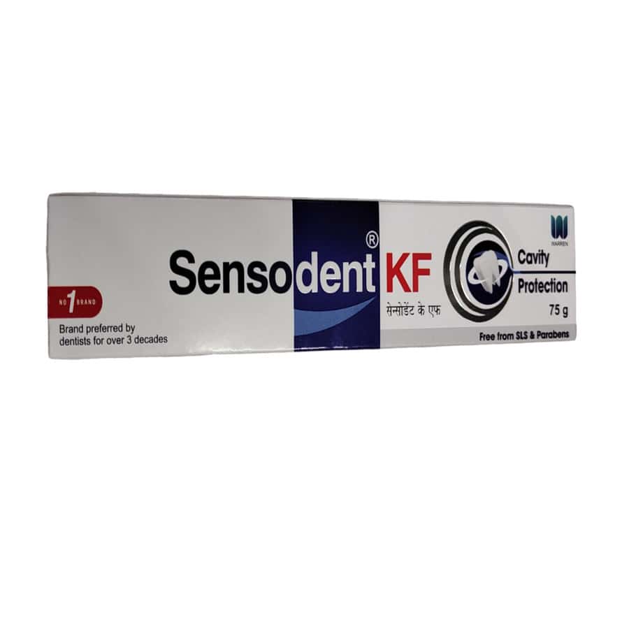 Buy SENSODENT KF MEDICATED FOAMING DENTAL GEL 125GM Online & Get Upto ...