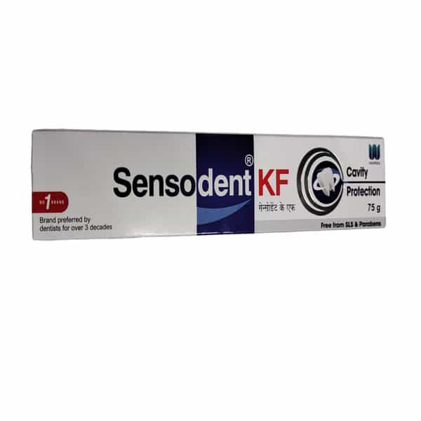 Buy SENSODENT KF MEDICATED FOAMING DENTAL GEL 125GM Online & Get Upto ...