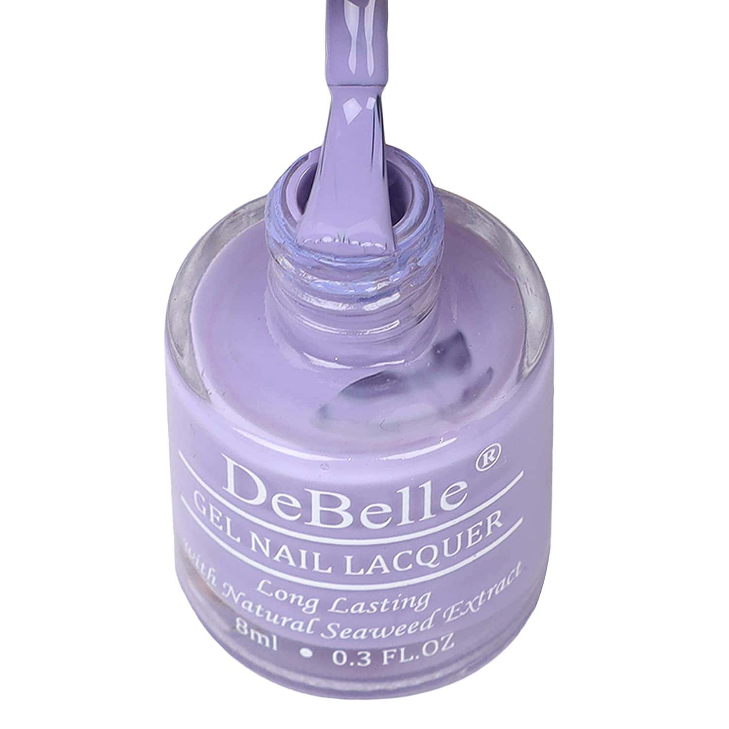 Buy DEBELLE GEL NAIL LACQUER BLUEBERRY CREPE LAVENDER NAIL POLISH-8ML ...