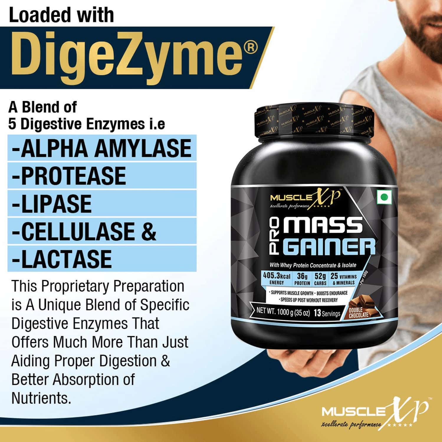 Buy MUSCLEXP PRO MASS GAINER - WITH WHEY PROTEIN ISOLATE 25 VITAMINS ...