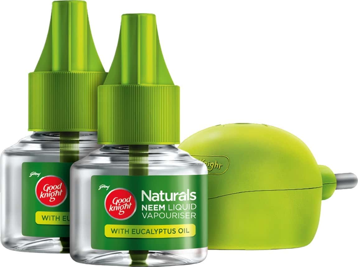 Buy GODREJ GOOD KNIGHT NATURALS NEEM LIQUID VAPOURISER COMBO PACK ...