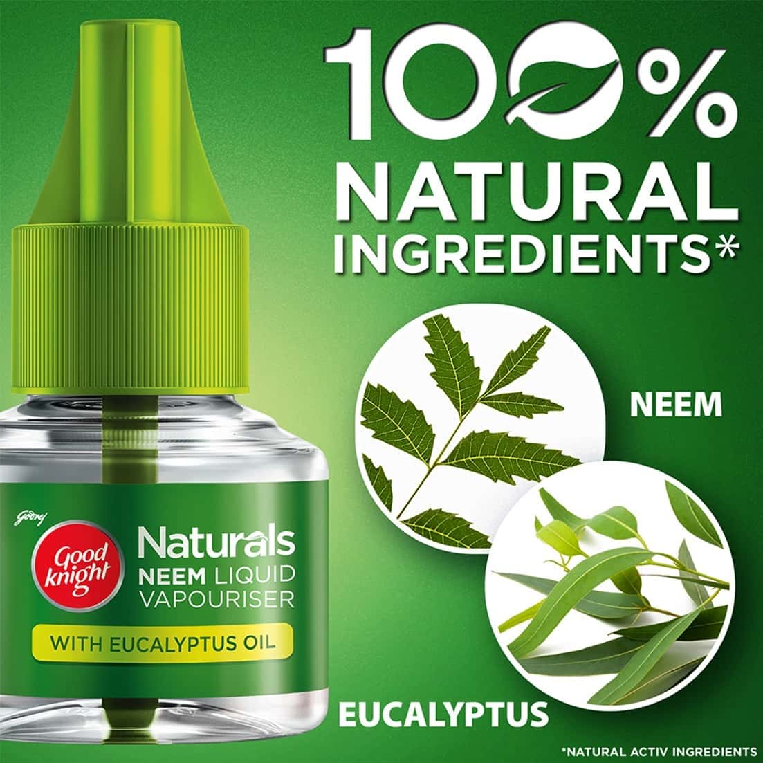 Buy GODREJ GOOD KNIGHT NATURALS NEEM LIQUID VAPOURISER COMBO PACK ...