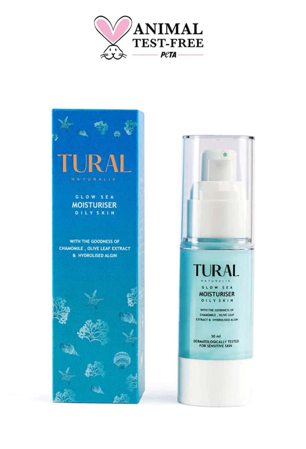 Buy TURAL NATURALIS - GLOW SEA MOISTURISER| WITH CHAMOMILE & OLIVE LEAF ...