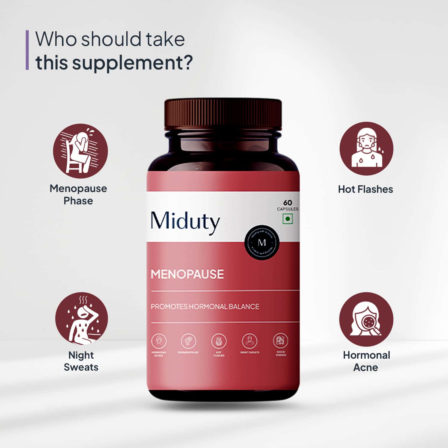 Buy MIDUTY PALAK NOTES MENOPAUSE HEALTH SUPPLEMENT HORMONAL IMBALANCE ...
