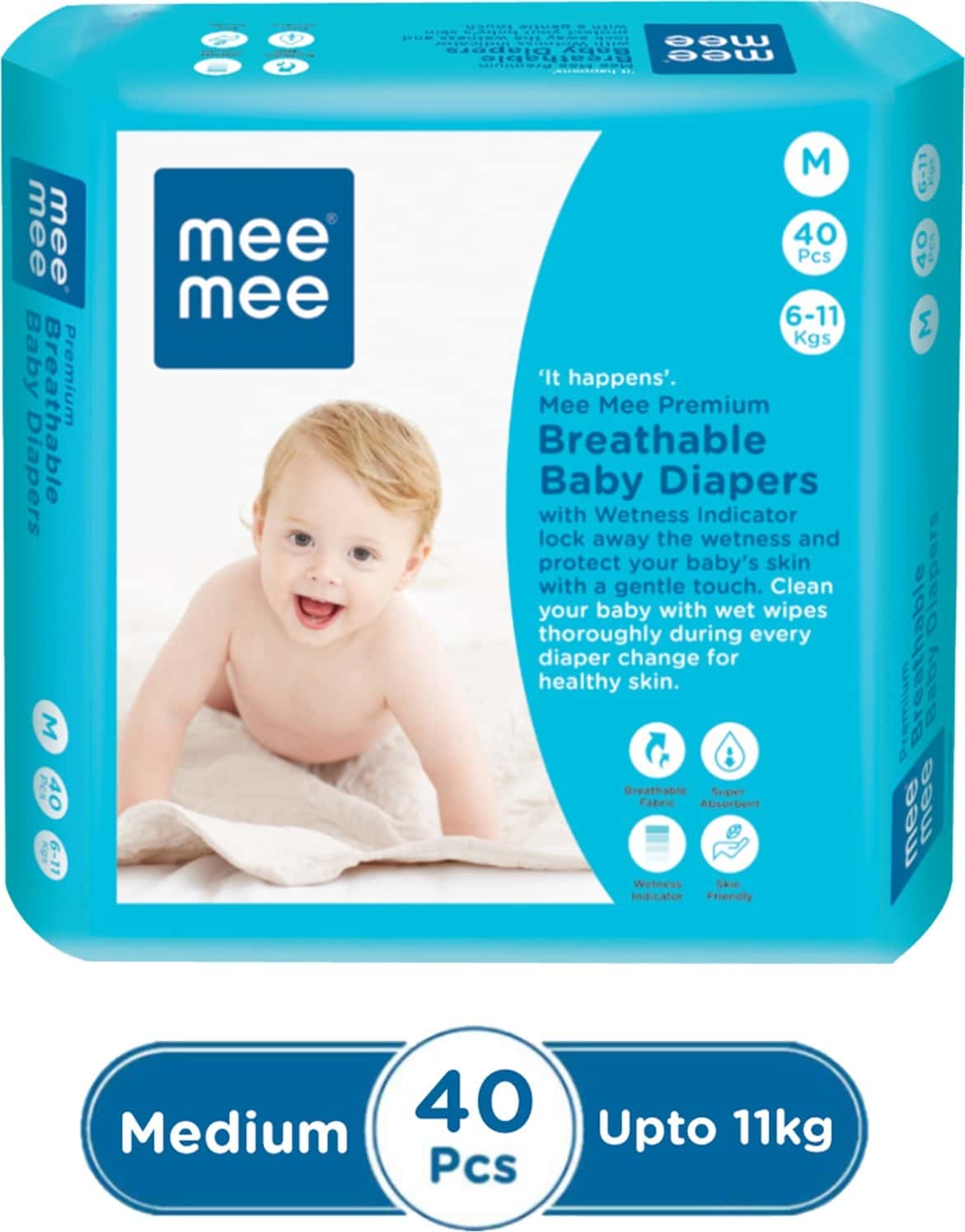 Buy LIBERO OPEN MEDIUM DIAPERS 40 Online & Get Upto 60% OFF at PharmEasy