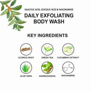 Buy SALICYLIC ACID | GLYCOLIC ACID & NIACINAMIDE EXFOLIATING BODY WASH ...