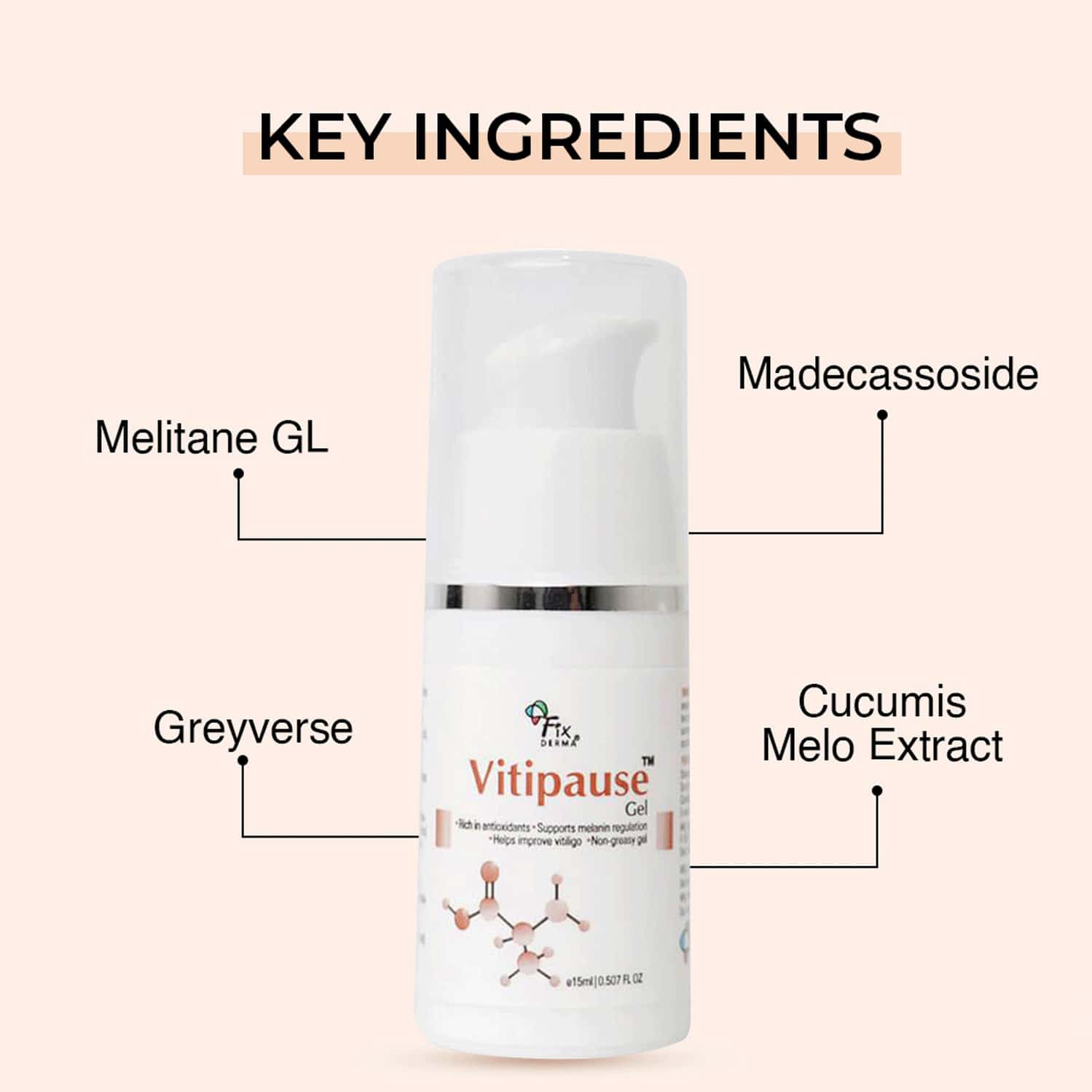 Buy FIXDERMA VITIPAUSE GEL 15ML Online & Get Upto 60% OFF at PharmEasy