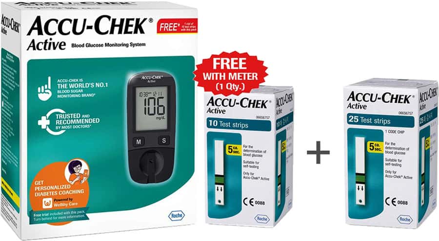 Buy ACCUSURE LIFE BLOOD GLUCOSE METRE | WITH 25 TEST STRIPS Online ...