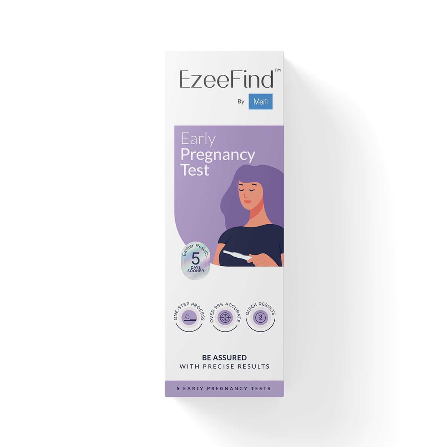 Buy EZEEFIND EARLY PREGNANCY TEST KIT|MIDSTREAM TECHNOLOGY|ONE STEP ...
