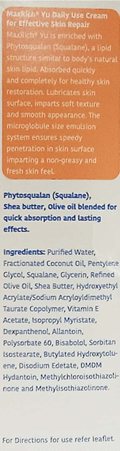 Buy MAXRICH YU CREAM 100 G Online & Get Upto 60% OFF at PharmEasy