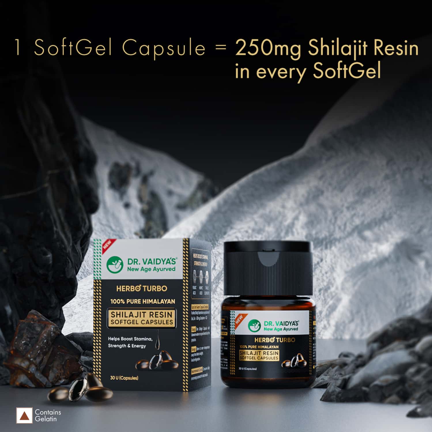 Buy DR. VAIDYA'S HERBO24TURBO SHILAJIT RESIN SOFTGEL CAPSULES PACK OF 3 Online & Get Upto 60% ...