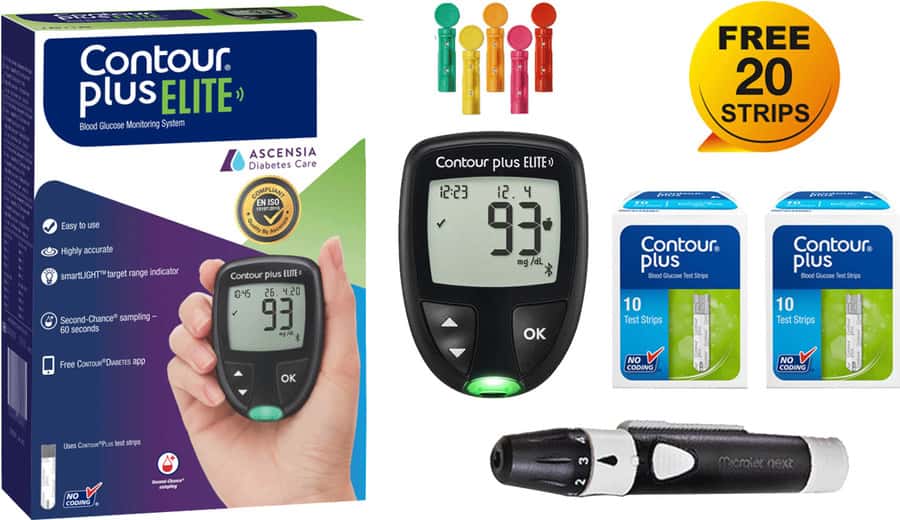 Buy CONTOUR PLUS GLUCOMETER TEST STRIPS BOX OF 50 Online & Get Upto 60% ...