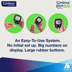 Buy CONTOUR PLUS ELITE BLOOD GLUCOSE MONITORING SYSTEM WITH CONTOUR ...
