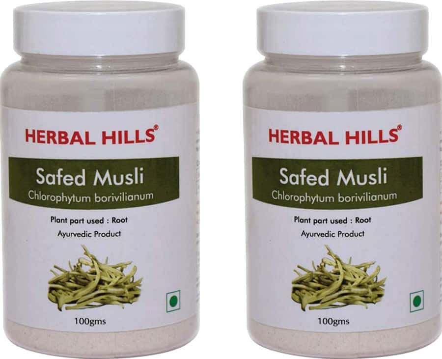Buy HERBAL HILLS MUSLI CAPSULE 60 (PACK OF 4) SAFED MUSLI CAPSULES ...