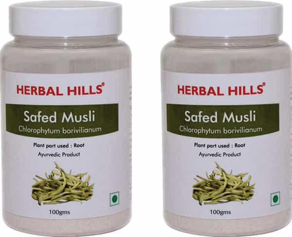 Buy HERBAL HILLS SAFED MUSLI POWDER (100 G PACK OF 2) Online & Get Upto ...