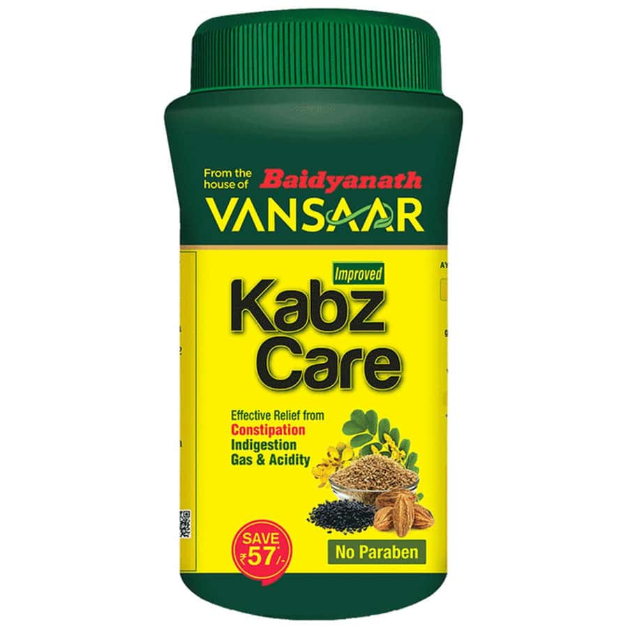 Buy BAIDYANATH KABZ CARE | AYURVEDIC RELIEF FROM CONSTIPATION ...