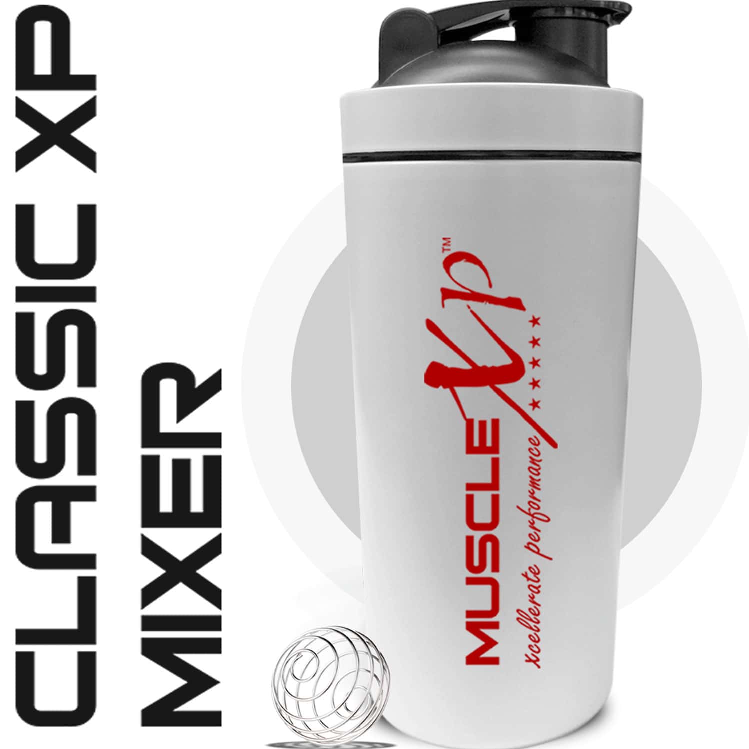 Buy MUSCLEXP GYM SHAKER CLASSIC XP MIXER STAINLESS STEEL 750 ML PRE ...