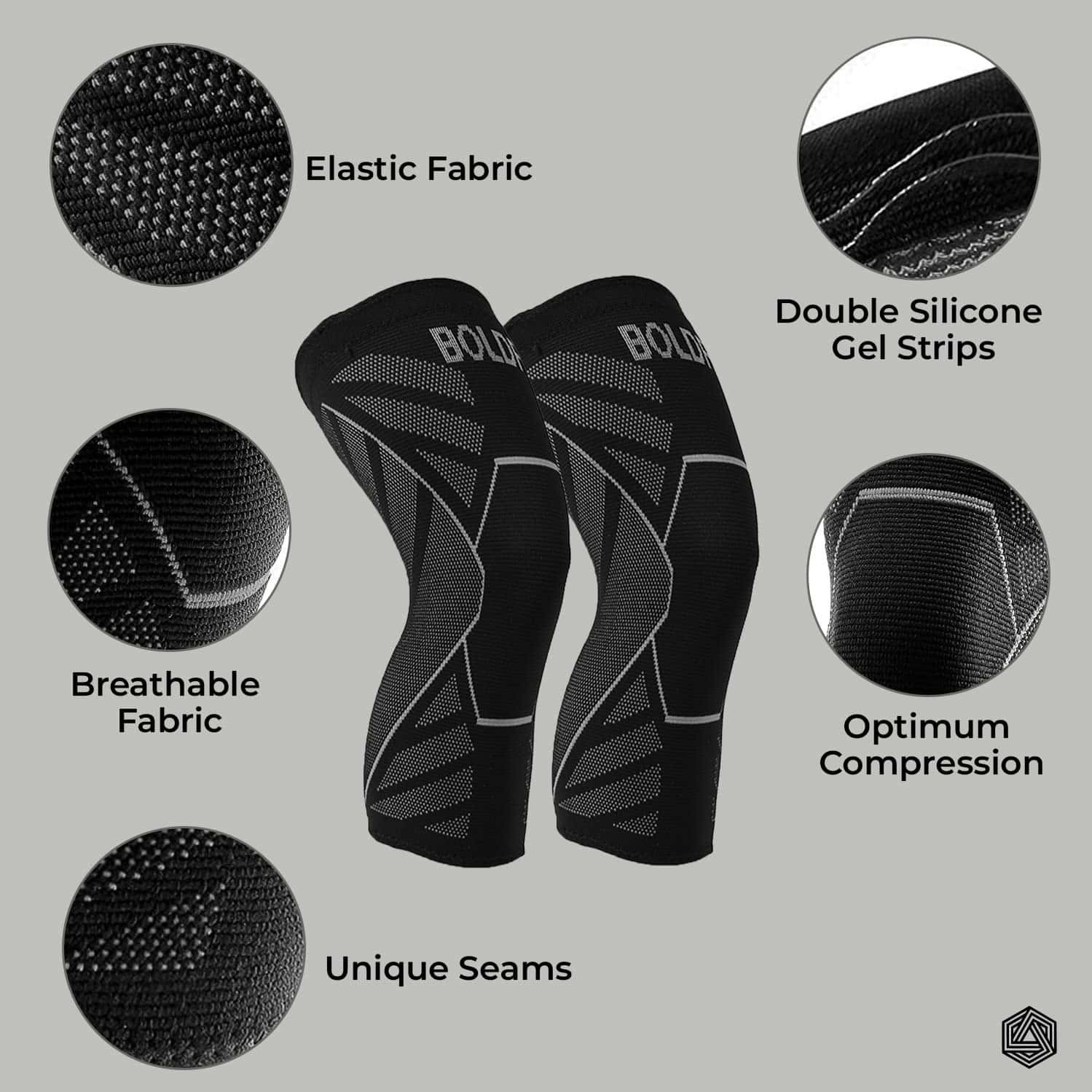 Buy BOLDFIT KNEE CAPS FOR WOMEN&MEN KNEE SUPPORT FOR MEN KNEE CAP FOR ...