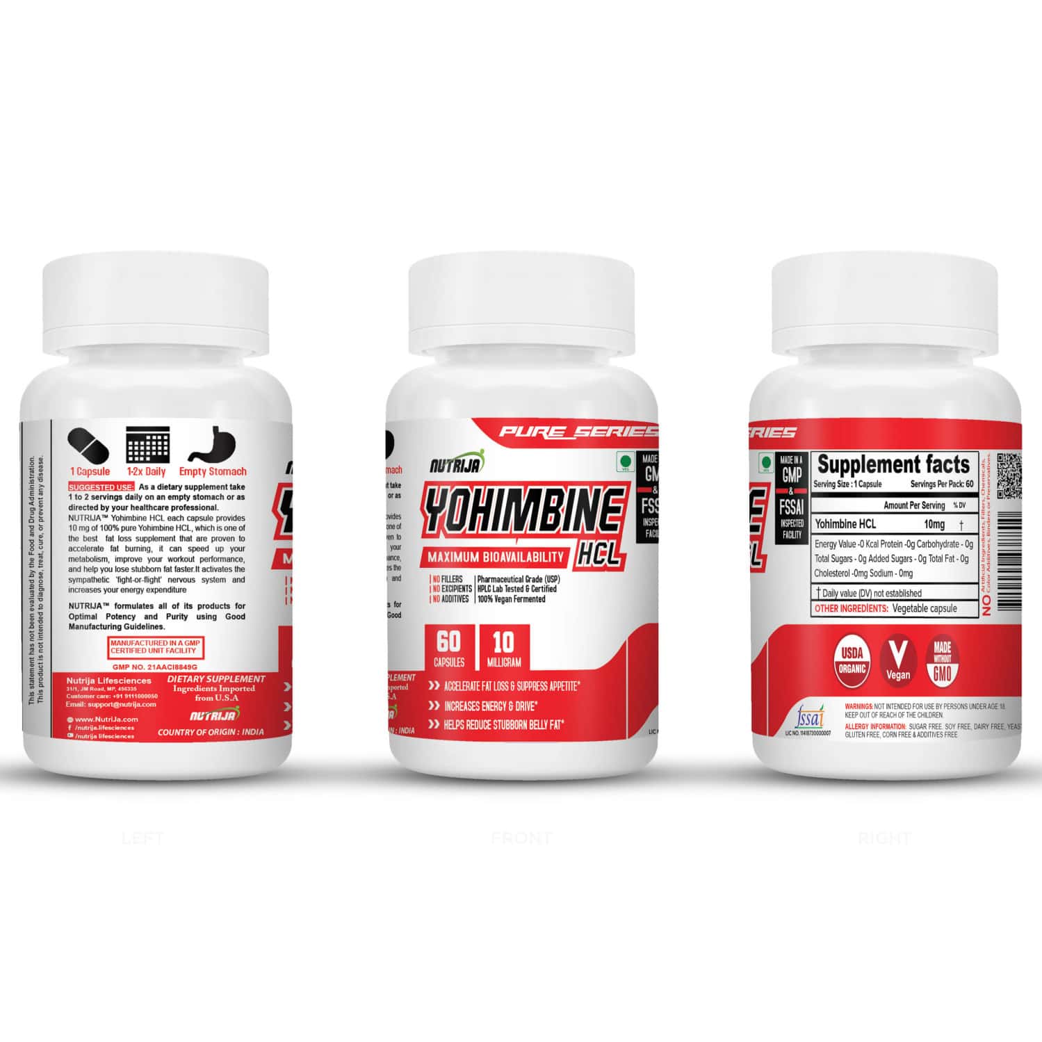 Buy NUTRIJA YOHIMBINE 10MG - 60 CAPSULES Online & Get Upto 60% OFF at ...