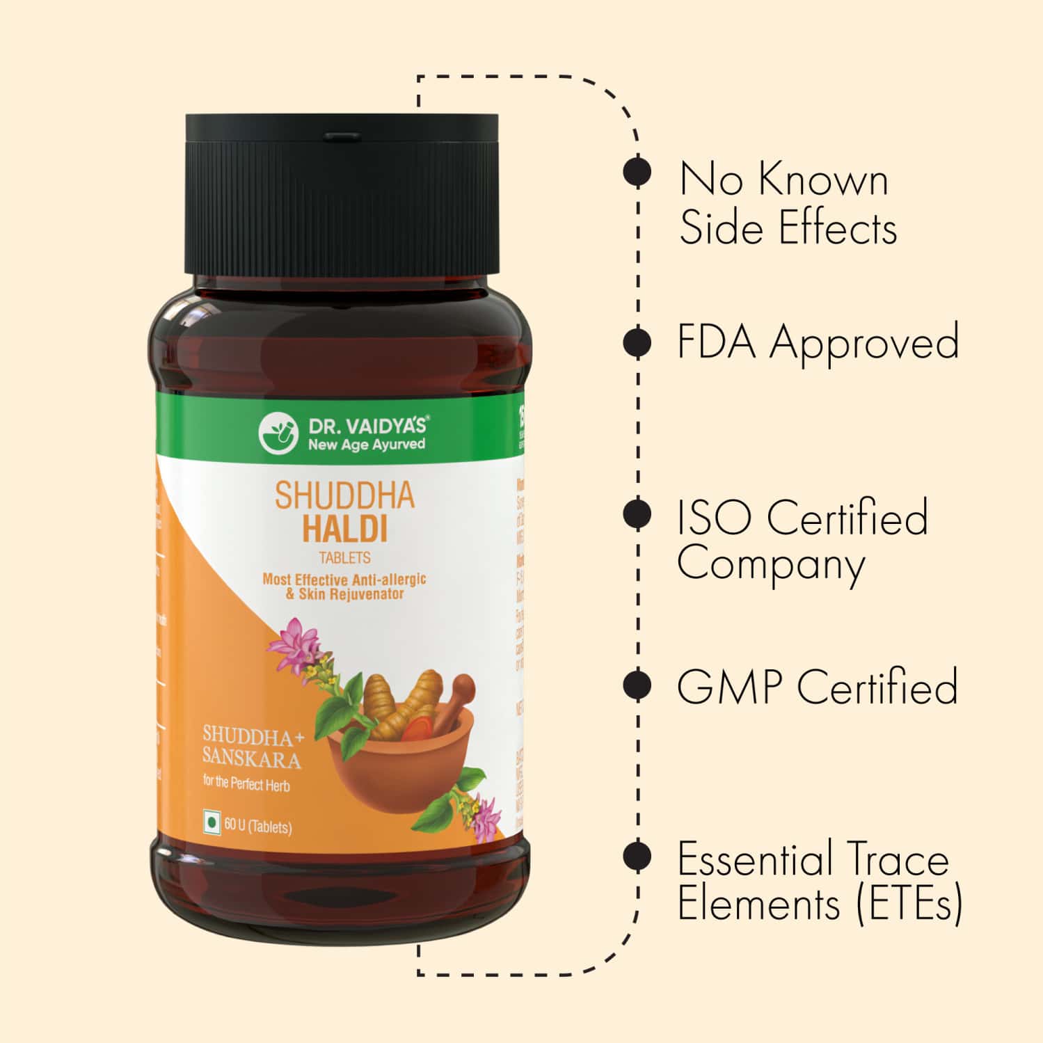 Buy DR. VAIDYA'S SHUDDHA HALDI TABLET 60S P2 Online & Get Upto 60% OFF ...