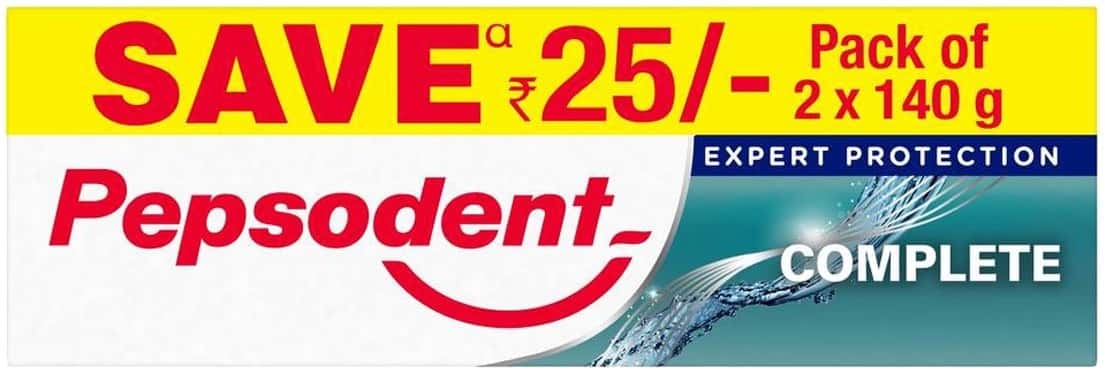 Buy PEPSODENT EXPERT PROTECTION COMPLETE TOOTHPASTE 2 X 140 GM Online ...