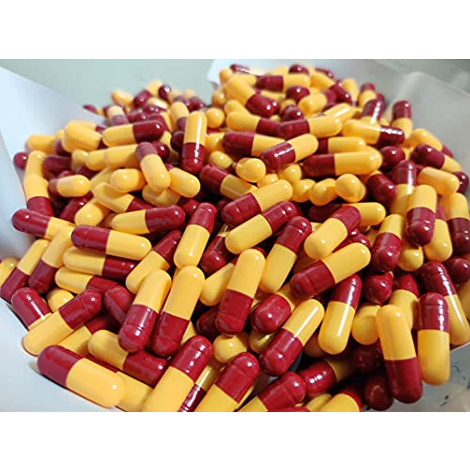 Buy PATCO PHARMA - SIZE 0 MAROON/YELLOW EMPTY GELATIN PILL CAPSULE ...