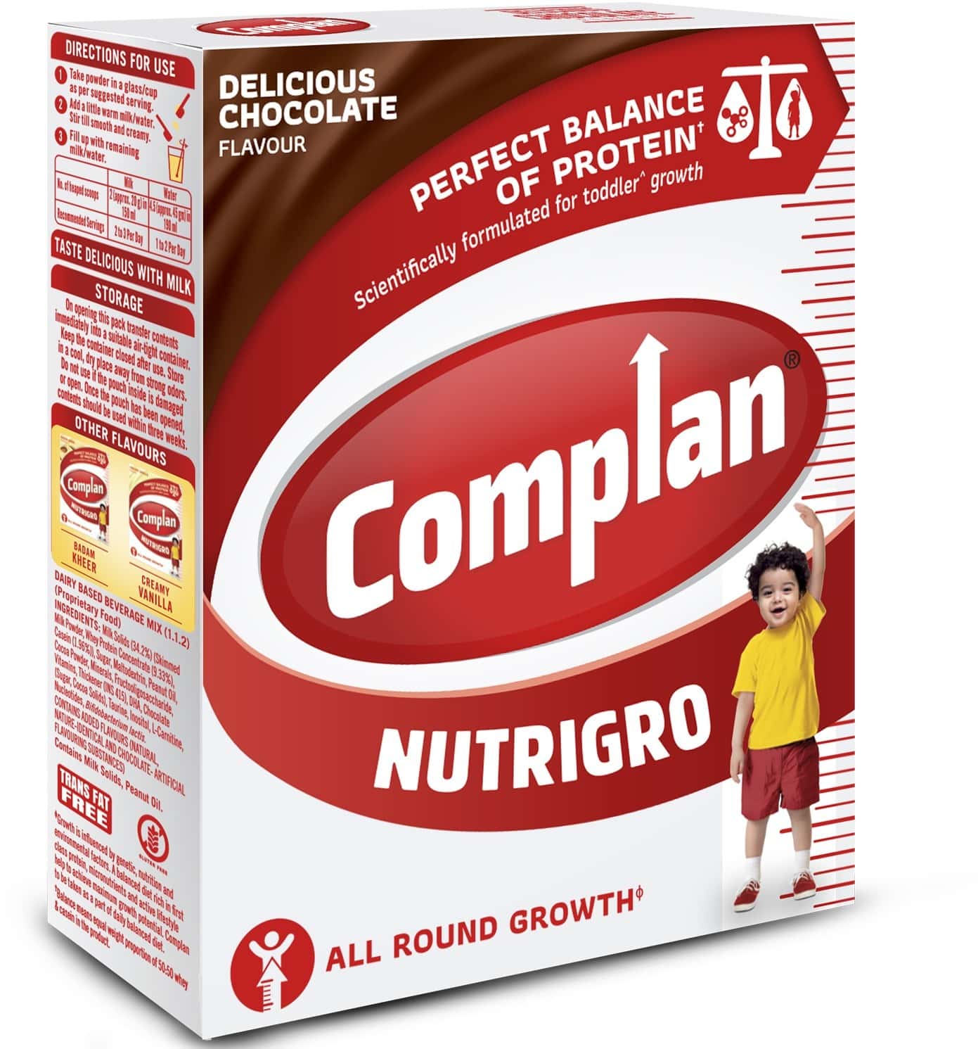 Buy COMPLAN NUTRIGRO DELICIOUS CHOCOLATE 200G Online & Get Upto 60% OFF ...