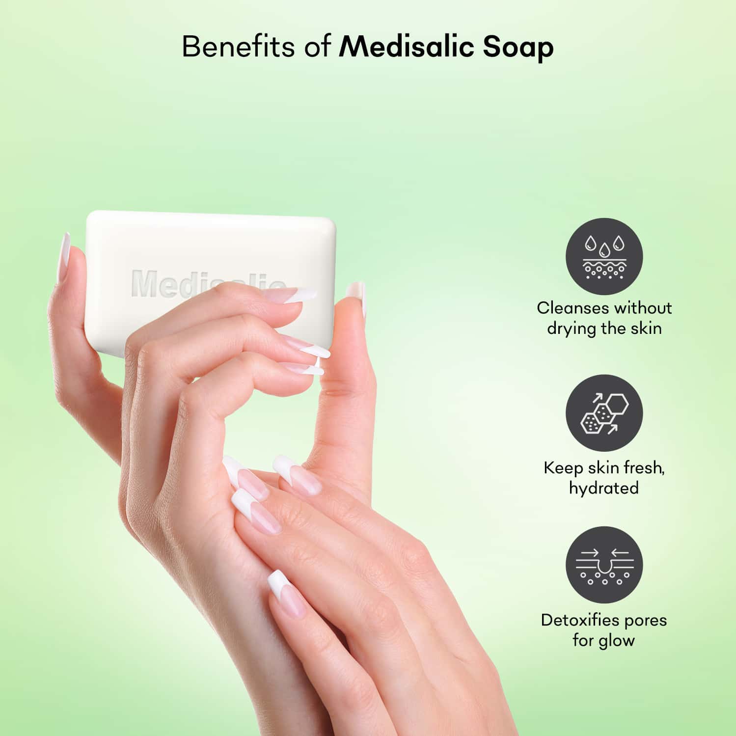 Buy MEDISALIC SOAP 100G PACK OF 6 Online & Get Upto 60% OFF at PharmEasy