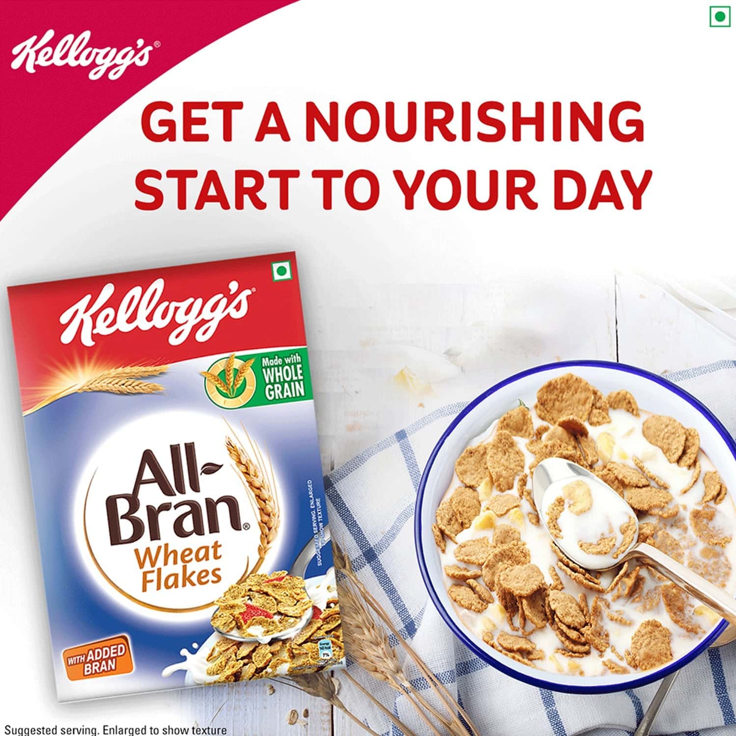 Buy KELLOGG'S ALL BRAN WHEAT FLAKES 440G BOX Online & Get Upto 60% OFF ...